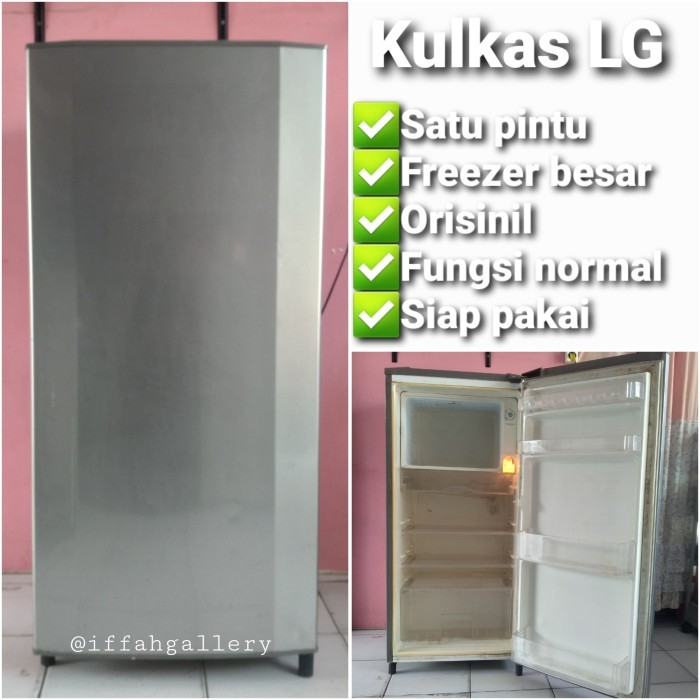 Jual KULKAS LG SATU PINTU FREEZER BESAR ORISINIL (PRELOVED) | Shopee ...