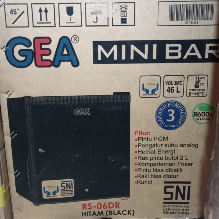 Jual KULKAS GEA MINI BAR RS-06DR HITAM | Shopee Indonesia