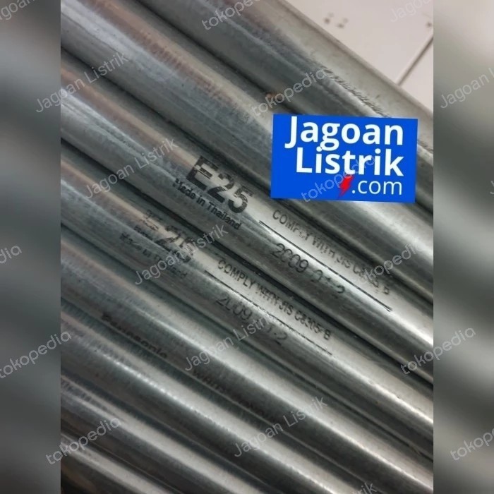 Jual Pipa Conduit E25 Panasonic Steel Pipe Besi E-25 1 Inch | Shopee ...