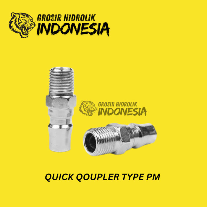 Jual PM 20 QUICK COUPLER TYPE PM 20 CONNECTOR COUPLER COWO / DRAT MALE ...