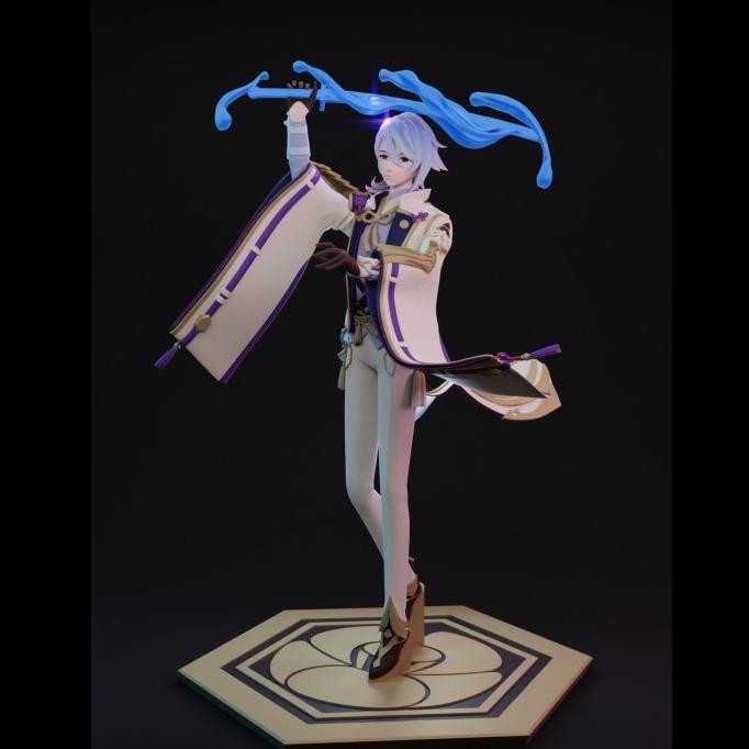 Jual Tersedia Kamisato Ayato Genshin Impact Resin Kit Figure | Shopee ...