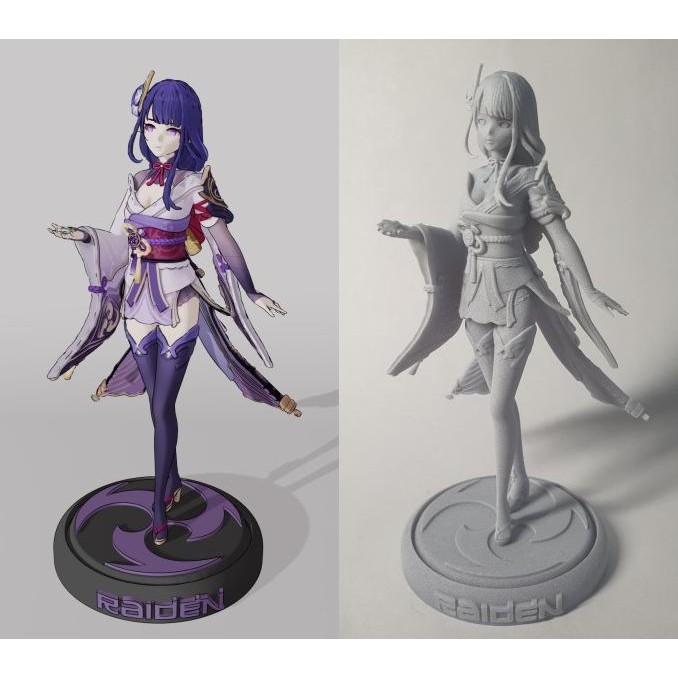 Jual Tersedia Raiden Shogun Baal Genshin Resin Statue | Shopee Indonesia