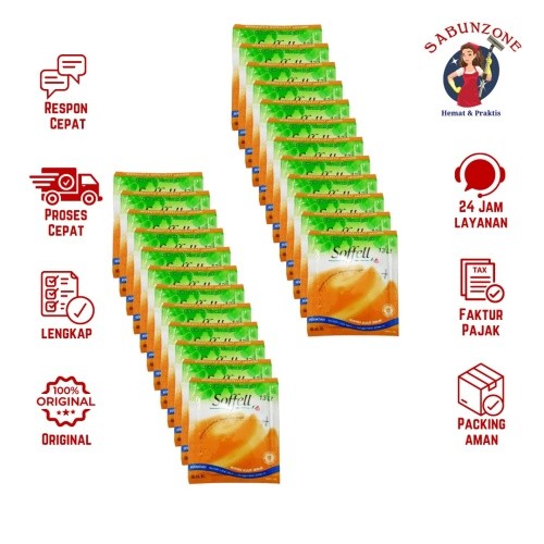 Jual Paket Murah Lotion Anti Nyamuk Soffell Kulit Jeruk Renceng Sachet 6 gr x24 | Shopee Indonesia