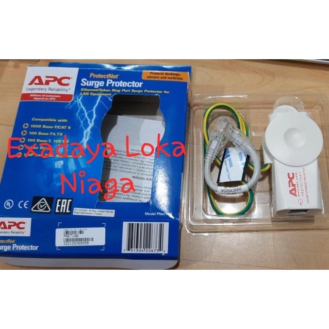 Jual NEW APC Surge Protector LAN RJ45 Utp Cat5 / Cat6 PNET1GB | Shopee ...