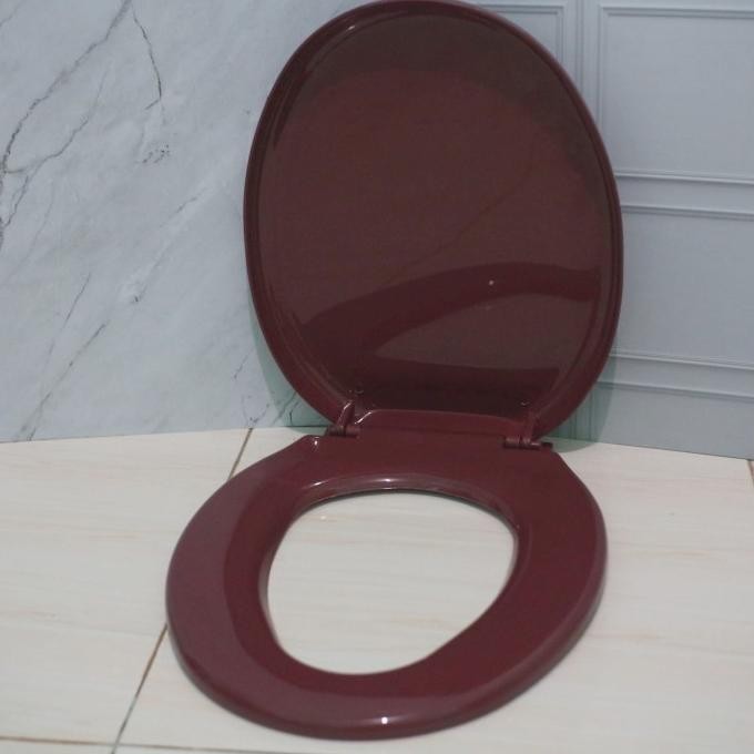 Jual TUTUP CLOSET DUDUK UNIVERSAL TOILET ALL MERK MAROON TOTO,AMSTAD ...