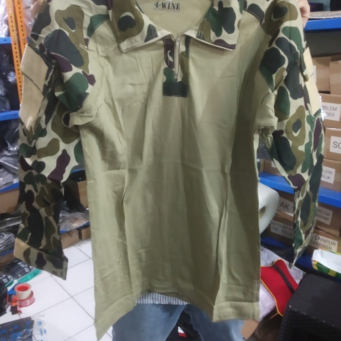 Jual Jual Kaos BDU Tactical Doreng kko Lengan panjang | Shopee Indonesia