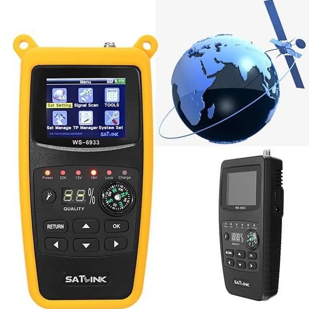 Jual Satlink WS6933 Satellite Finder Signal Locator WS-6933 Satelite ...