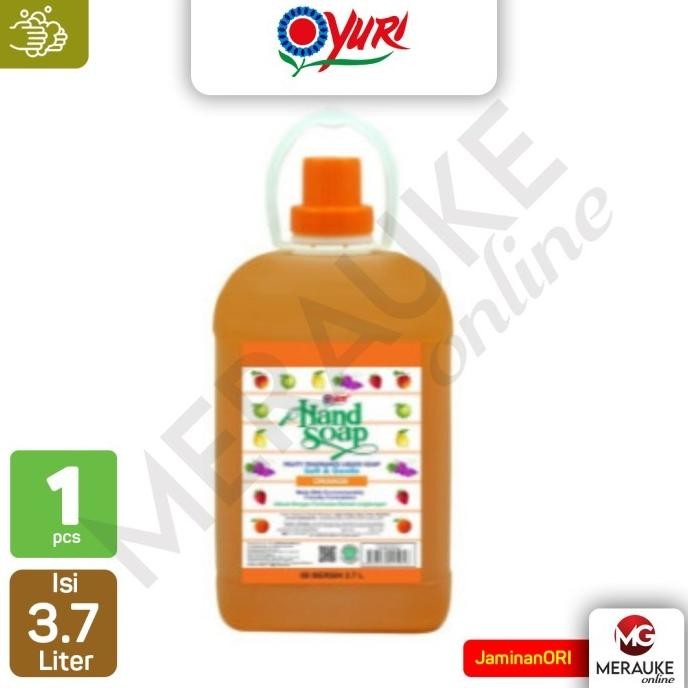 Jual Baru Yuri Fruity Hand Soap Botol Besar (Jerigen) 3.7 Liter ...
