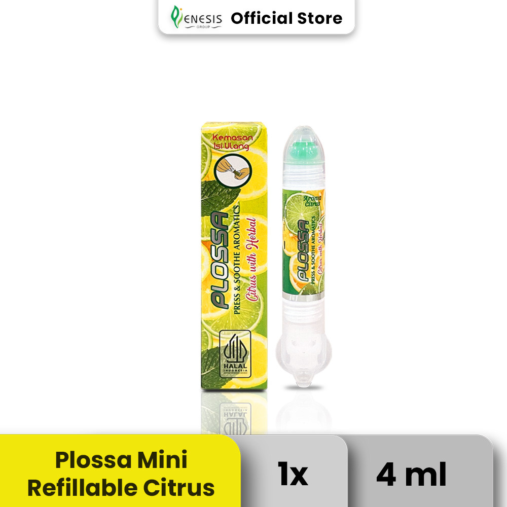 Jual PLOSSA MINI REFILLABLE CITRUS 4 ML | Shopee Indonesia