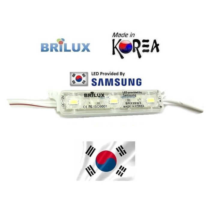 Jual LED MODULE BRILUX SAMSUNG KOREA SMD 5630 3 MATA - PUTIH | Shopee ...