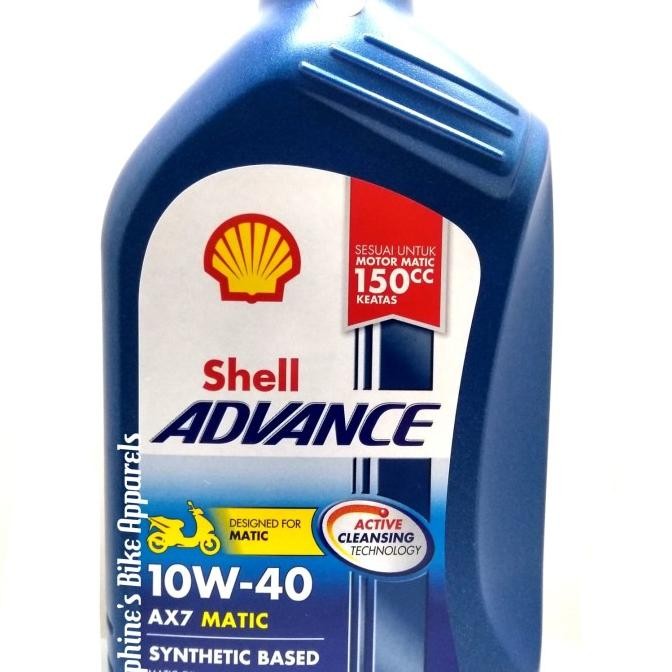 Jual oli shell advance ax7 matic 10w40 1l | nmax xmax aerox pcx burgman ...