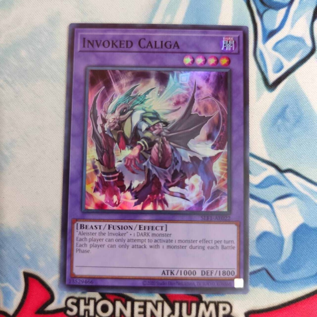 Jual yugioh AE invoked caliga SLF1-AE022 SR original | Shopee Indonesia