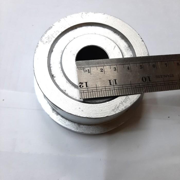 Jual Roda Kereta Roda Lift Roda Besi Bubut 100-85Mm | Shopee Indonesia