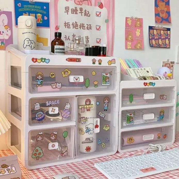 Jual Sticker Lucu 2D Stiker Botol Minum Viral Anak Label Karakter ...