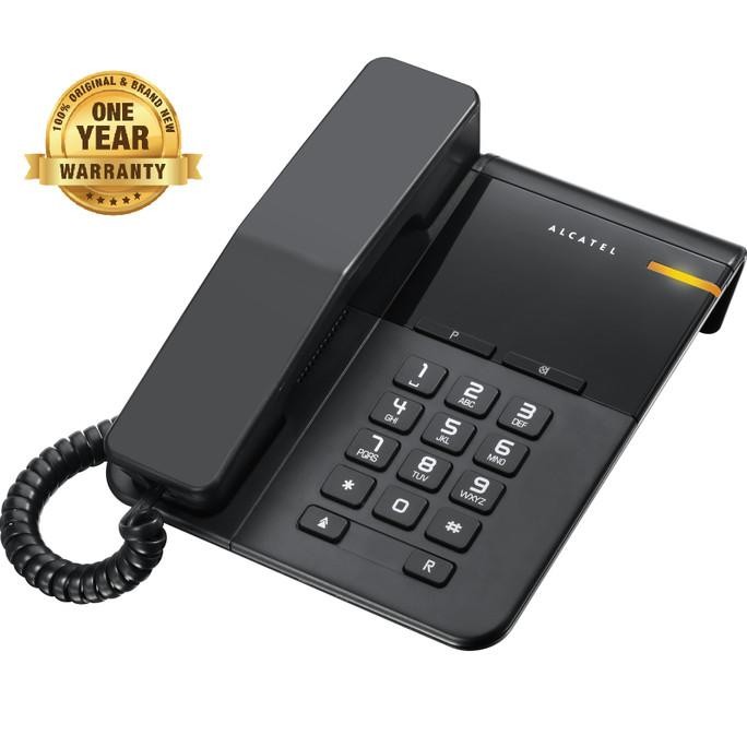 Jual Alcatel Single Line Telephone T22-black Setara KX-TS505 | Shopee ...