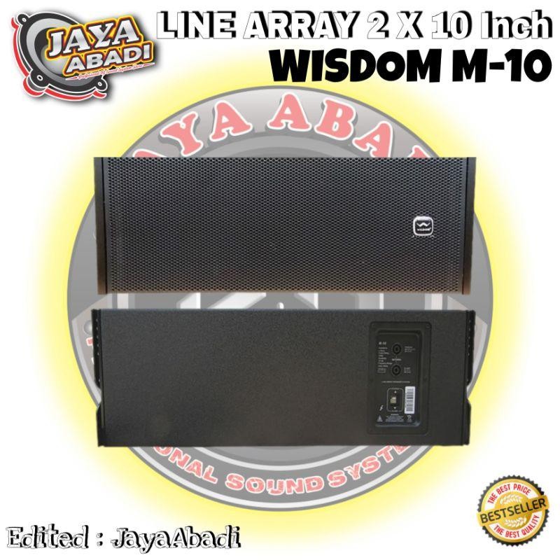 Jual Speaker Line Array 2X10Inch Double Wisdom M10 Original | Shopee ...
