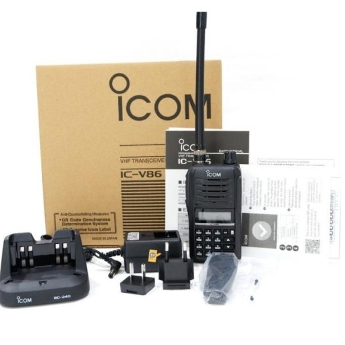 Jual RADIO HT ICOM V86 IC-V86 7 watt HT V86 ICOM WALKIE TALKIE handy talkie ICOM V 86 VHF ...