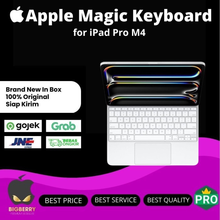 Jual Magic Keyboard For Ipad Pro M4 2024 11 13 Inch Black White ...
