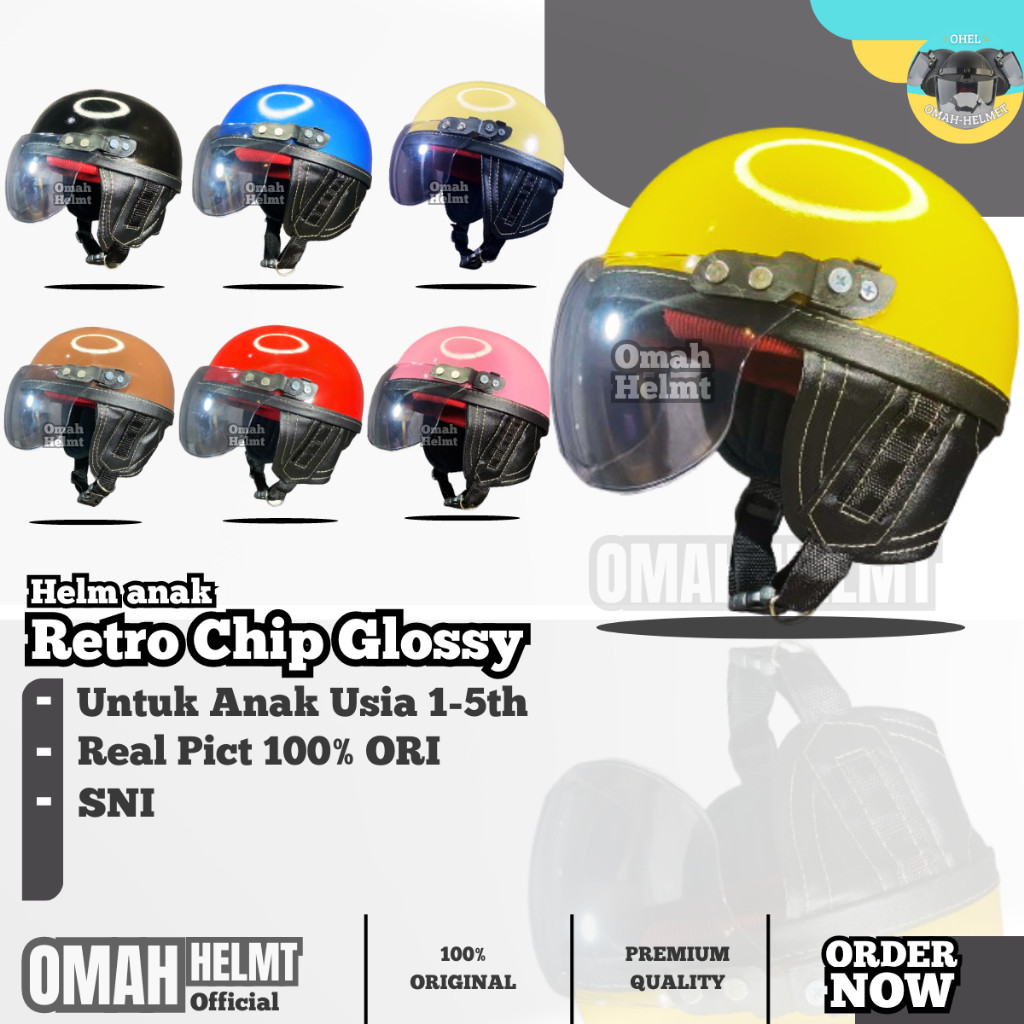 Jual Helm Anak HELM ANAK USIA 1-5 TAHUN PREMIUM CAT GLOSSY | Shopee ...