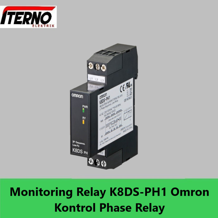 Jual Monitoring Relay K8Ds-Ph1 Omron Kontrol Phase Relay | Shopee Indonesia