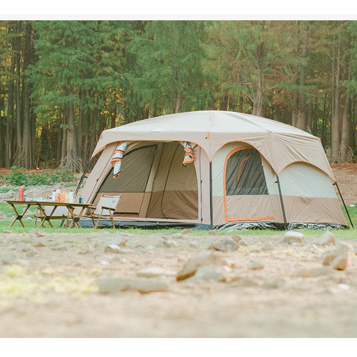 Jual Tenda Besar Muat 3-12 Orang Tenda Camping Tent Outdoor Double ...