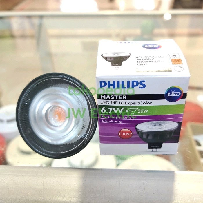 Jual Lampu Philips Master LED MR16 ExpertColor 6.7 Watt 12V AC | Shopee ...
