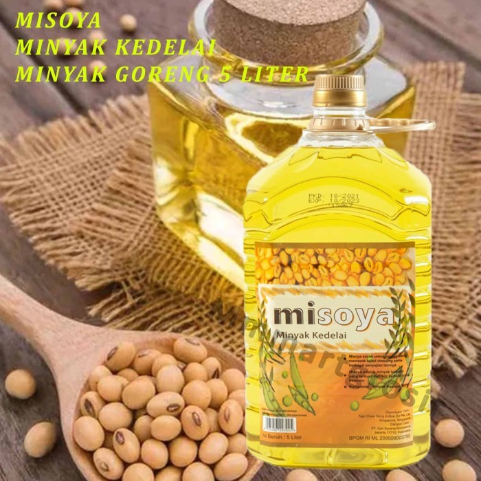 Jual Misoya Soyabean Oil / Minyak Kedelai / Minyak Goreng 5 Liter ...