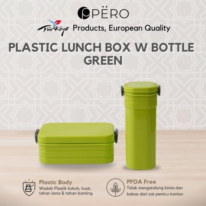 Jual Pero Kids Molly Lunch Box 920ML Set with Bottle 589ML / Tempat ...