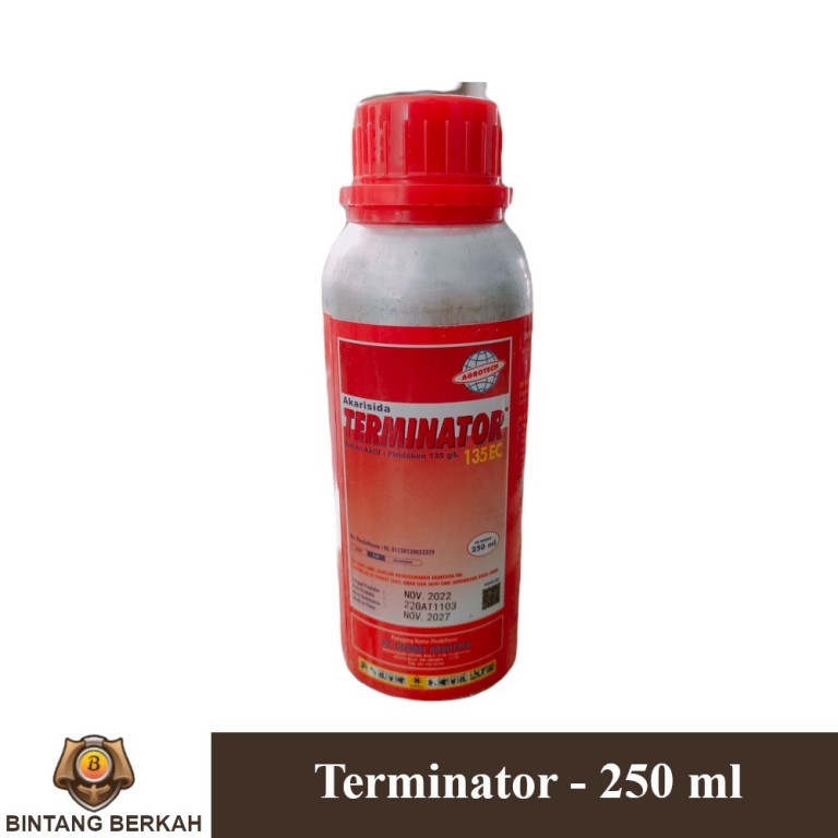 Jual Terminator 135EC 250 ml Akarisida Tungau Kutu Daun | Shopee Indonesia