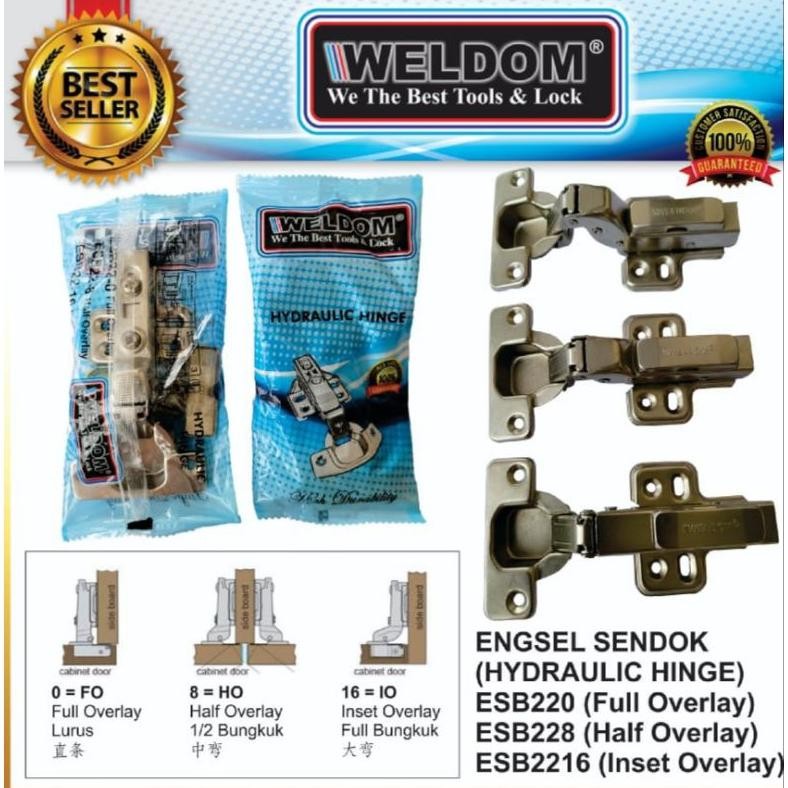 Jual RK JAYA ALUMUNIUM Engsel Sendok Kayu Lemari Kitchen Set Slow ...