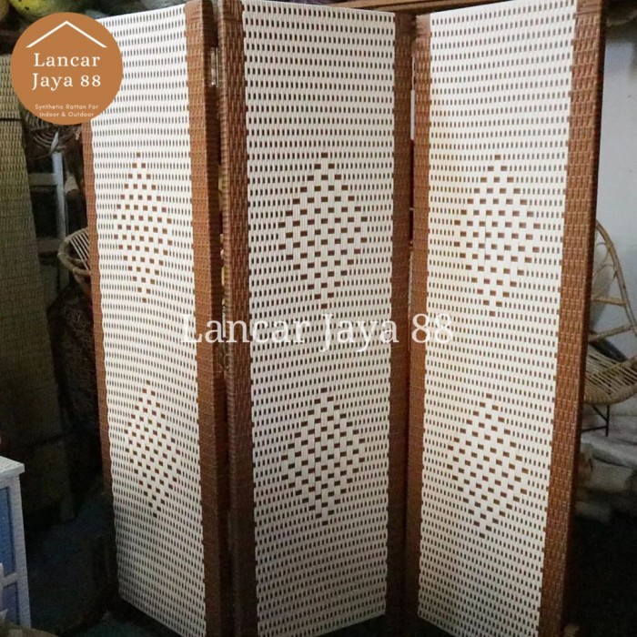 Jual Sekat Ruangan Rotan Sintetis Custom Ukuran | Shopee Indonesia