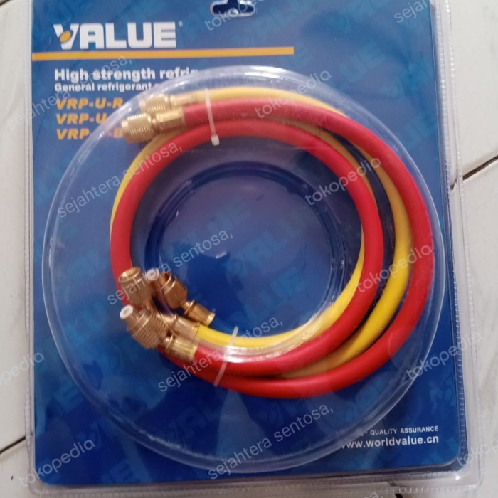Jual SELANG MANIFOLD MEREK VALUE R410/R32 PANJANG 90 CM | Shopee Indonesia