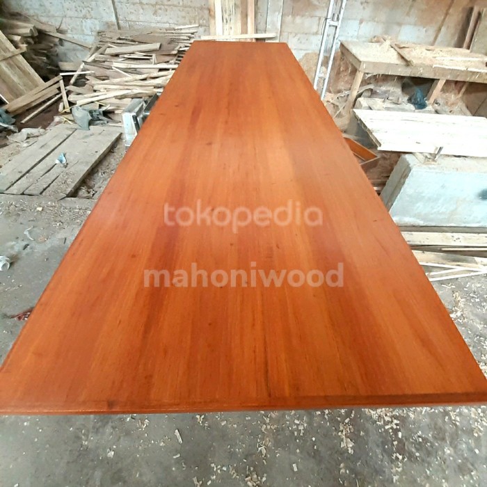 Jual Top Table Meja Kayu Manglid Ukuran 120X60X2.5-3Cm | Shopee Indonesia