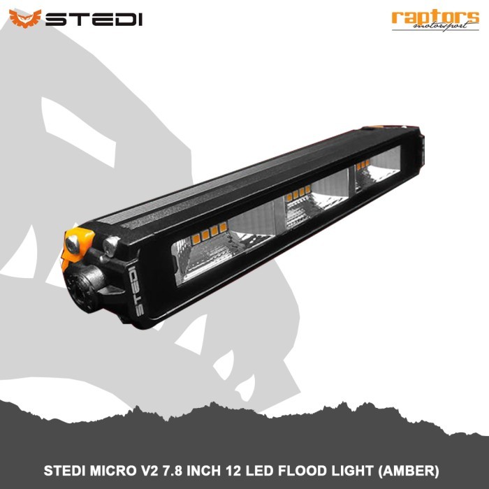 Jual Stedi Micro V2 7.8Inch 12 Led Flood Light (Amber) | Shopee Indonesia