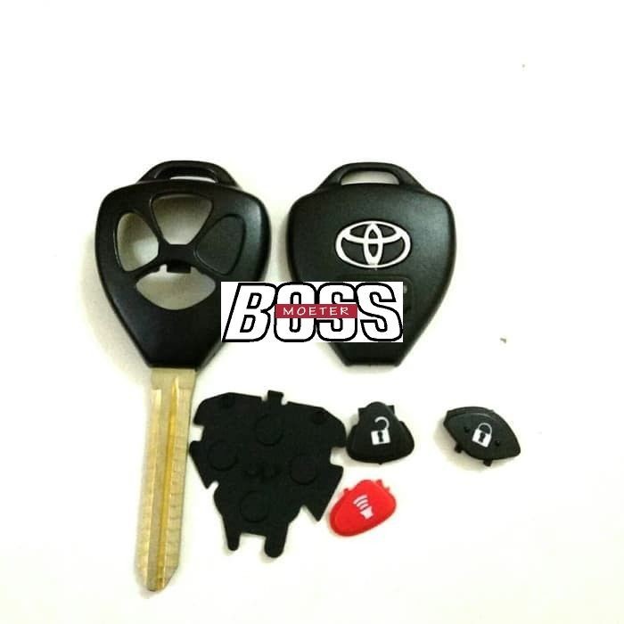 Jual Remote Casing Kunci Toyota 3 Toml Innova Vios Yarisdll Moeter Ss ...
