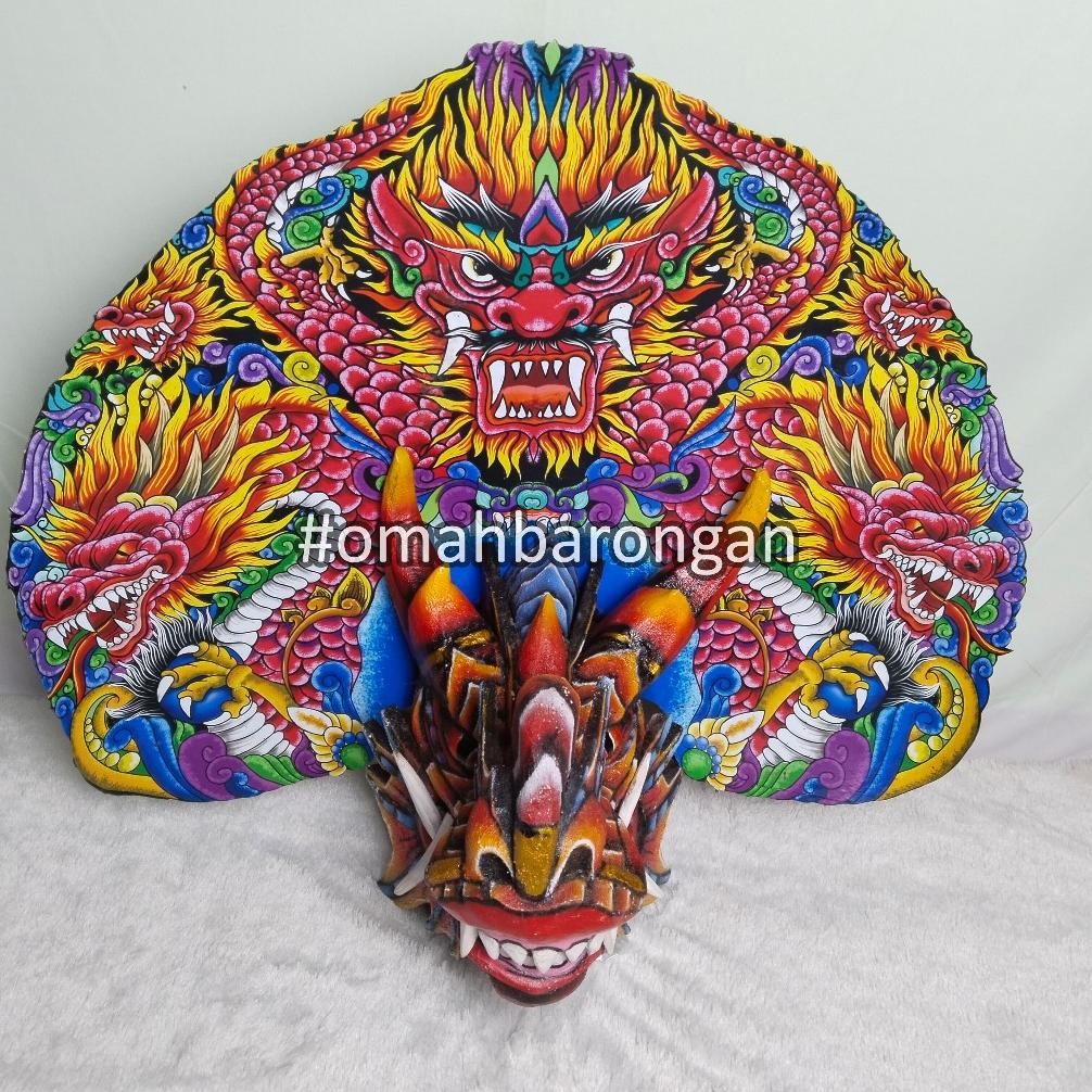 Jual DISCOUNT BARONGAN DEVIL MATA NYALA BIRU UKURAN 20 FULL KAYU ...