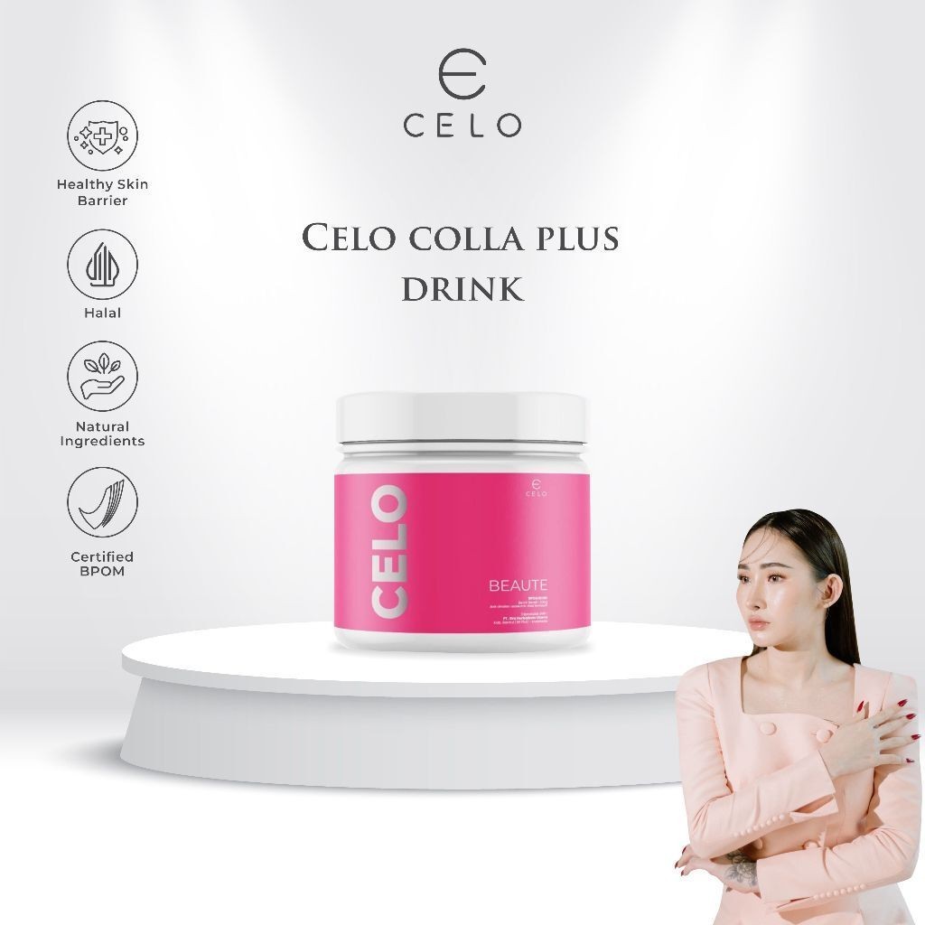 Jual Celo Beaute / Colla Plus Drink / MInuman Serbuk Rasa Stroberi dan ...