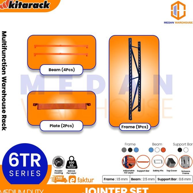 Jual KITARACK RAK BESI TIRE RACK BAN MOTOR MOBIL 6TR2020H JOINTER RAK ...