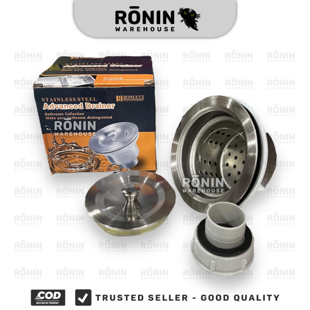 Jual BONUCCI Avur Bak Cuci Piring Stainless Afur Wastafel Saringan ...