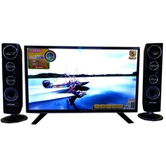 Jual Led Tv Polytron Cinemax 32 Inch 32Tv1855 Pld32Tv Digital Speaker Tower Original Dan ...
