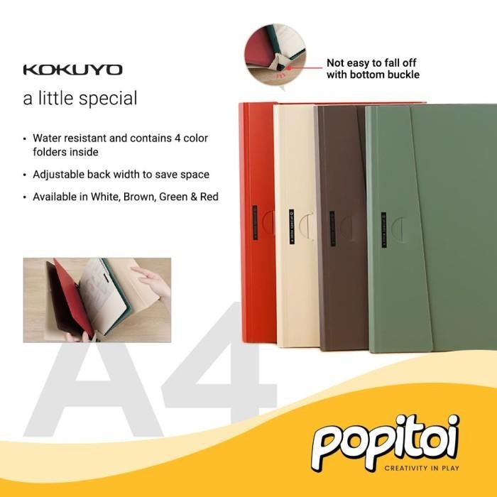 Jual Kokuyo Retro File Document With Closure A4 (4 Pp Folder) | Shopee ...