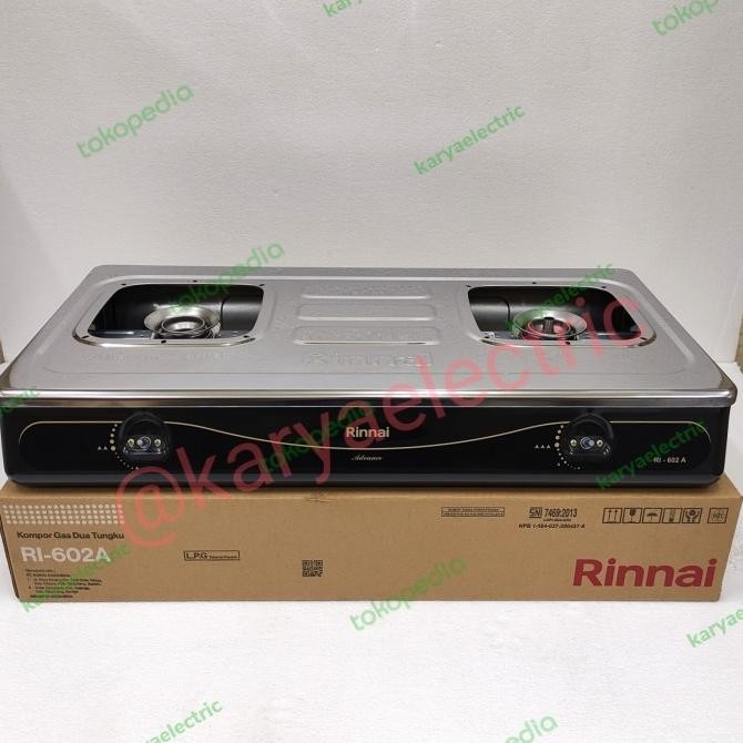 Jual KOMPOR GAS RINNAI GARANSI 2TUNGKU RI-602A ORIGINAL | Shopee Indonesia