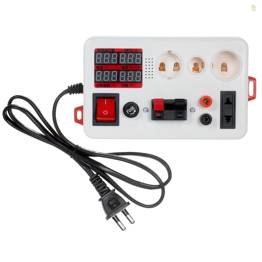 Jual MIP LED Power Tester Lamp Tester Box Test Clamp Meter Daya Listrik ...