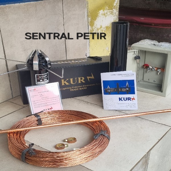 Jual Penangkal Petir Kurn R85 +80 M Kabel BC50 Lengkap SiapTinggal ...