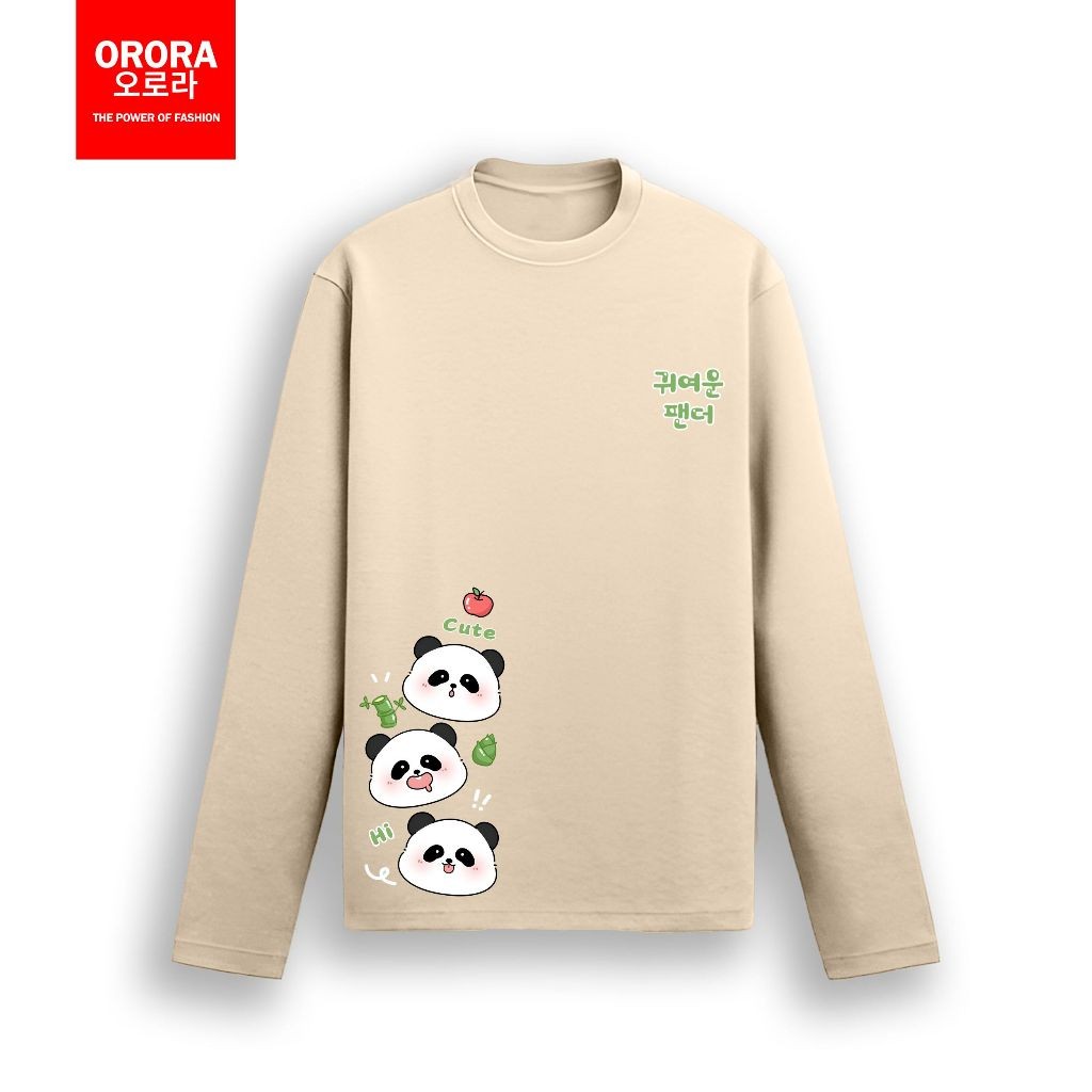 Jual ORORA Kaos Wanita Lengan Panjang - Baju Cewek Lucu Lengan Panjang ...