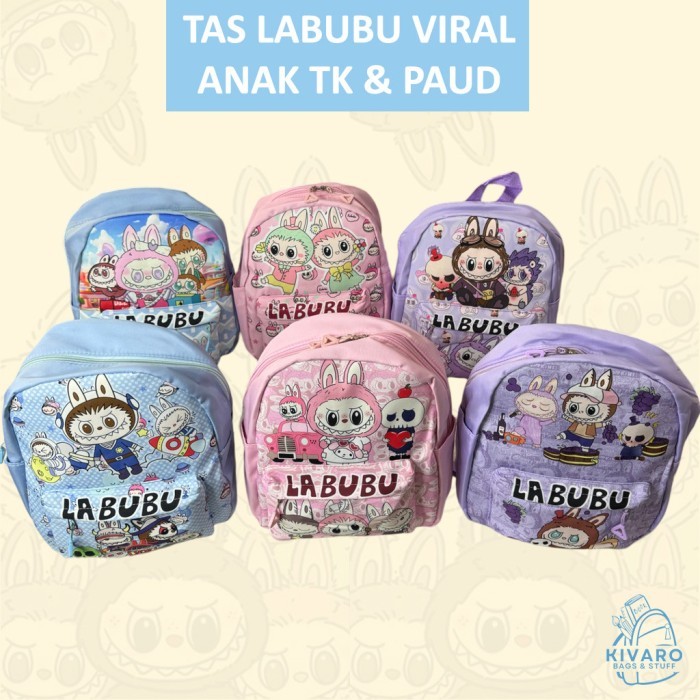 Jual Tas Labubu Anak PAUD TK Ransel Kecil 33cm Umur 2-4th CL05 Kivaro SE01 | Shopee Indonesia