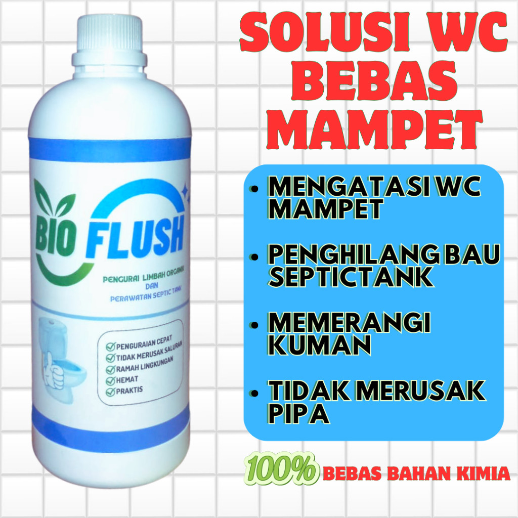 Jual Obat Wc Mampet Tanpa Edot Bio Fluh 1000Ml | Shopee Indonesia
