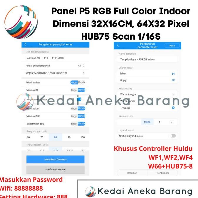 Jual Panel Module Modul Led P5 Running Text Smd Rgb Full Color Indoor ...