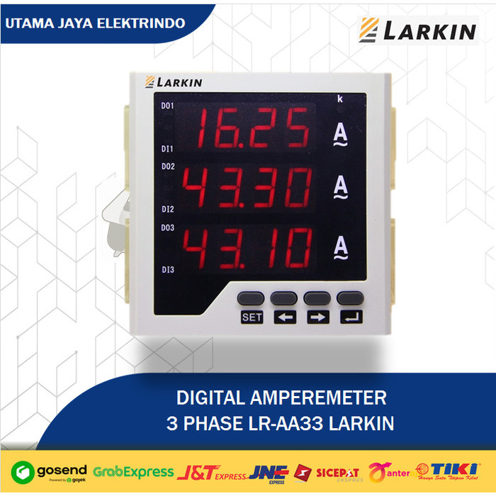 Jual Jual Digital Ampere Meter 3 Phase Lr-Aa33 Larkin - Murah | Shopee Indonesia