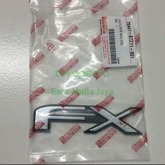 Jual [EZR] Emblem logo FX taruna original | Shopee Indonesia
